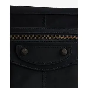 Balenciaga Le City Moto Small Crossbody Bag - Black
