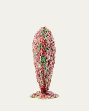 JAY STRONGWATER Floral Heart Objet