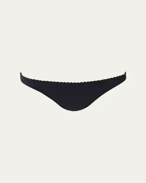 Melissa Odabash Pompano Bikini Bottoms - Black