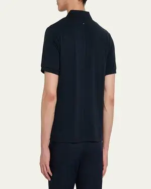 Rag & Bone Tech Stretch Pique Polo Shirt