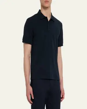Rag & Bone Tech Stretch Pique Polo Shirt