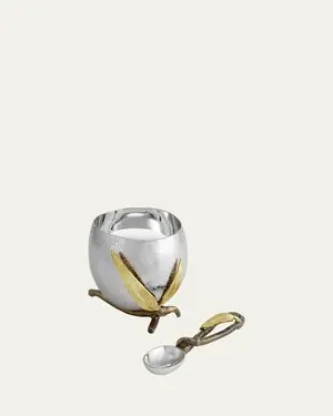 Michael Aram Zen Garden Nut Bowl With Spoon