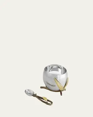 Michael Aram Zen Garden Nut Bowl With Spoon