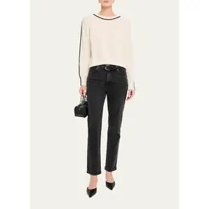 FRAME The Borrowed Straight-leg Jeans