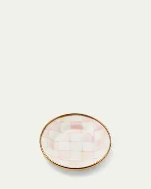 MACKENZIE-CHILDS Rosy Check Appetizer Plates, Set Of 4