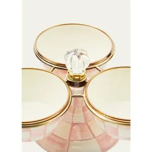 MACKENZIE-CHILDS Rosy Check Triplicity