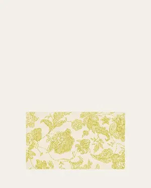 MACKENZIE-CHILDS Marquee Floral Rug, 2' X 4 - Chartreuse