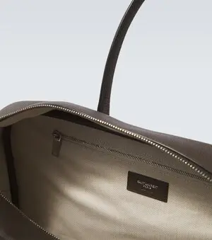 Saint Laurent Small Leather Duffle Bag - Brown
