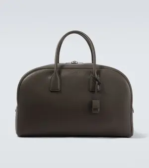 Saint Laurent Small Leather Duffle Bag - Brown