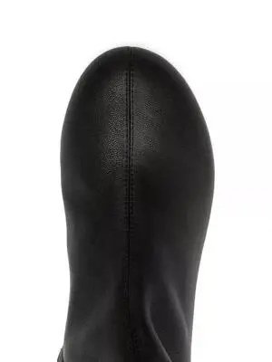 ST. AGNI Leather Heel Boots