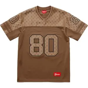 Supreme Monogram Football Jersey - Brown