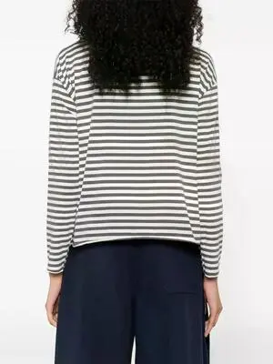 Labo.art Lola Striped Long-sleeve Top