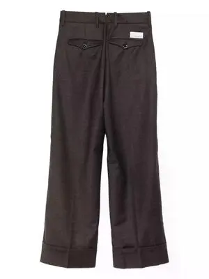 NINE:INTHE:MORNING Mina Cuffed-hem Trousers