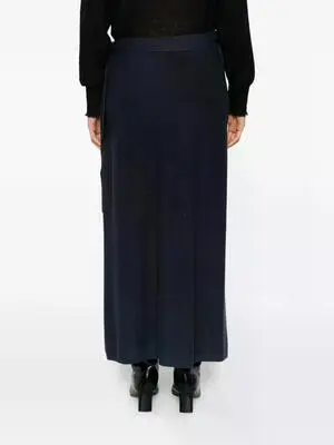 GRAN SASSO Tie-waist Midi Skirt