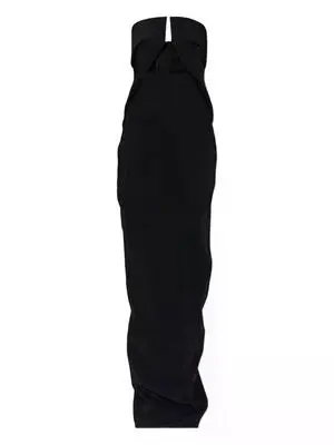 Rick Owens Cut-out Strapless Maxi Dress