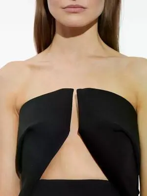 Rick Owens Cut-out Strapless Maxi Dress