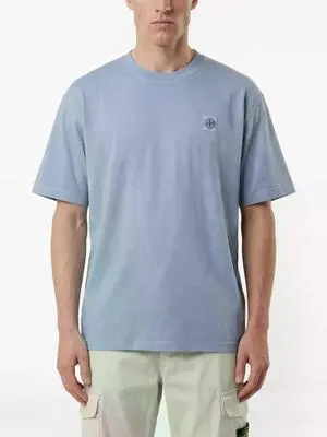 Stone Island 2100030 Combed Organic Cotton Jersey T-shirt - Blue