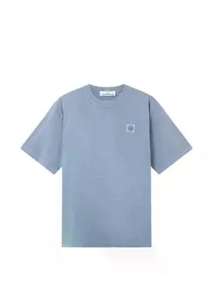 Stone Island 2100030 Combed Organic Cotton Jersey T-shirt - Blue