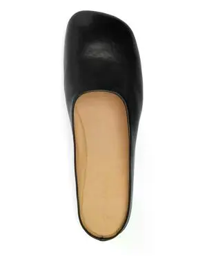 Marsèll Bama Square-toe Mules - Black