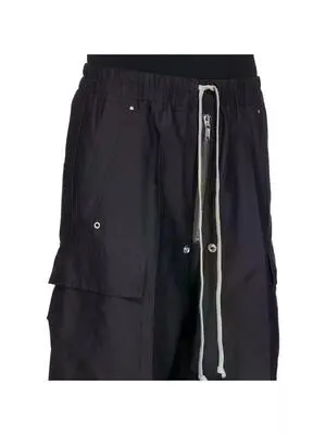 Rick Owens Drawstring Wide Leg Trousers - Black