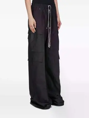 Rick Owens Drawstring Wide Leg Trousers - Black