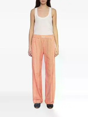 Zadig&Voltaire Striped Poma Trousers - Orange