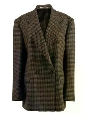 Tagliatore Loreley Houndstooth Double-breasted Blazer