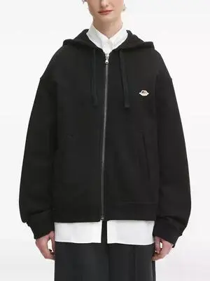 Fiorucci Angels Patch Zip-up Hoodie