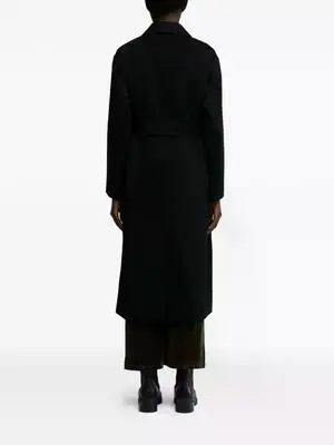 Aspesi Belted Wool Coat - Black