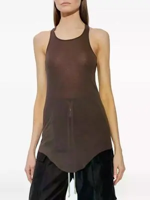 Rick Owens Racerback Top - Brown