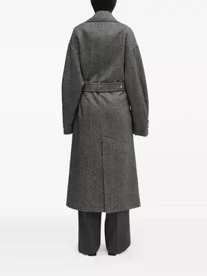 Fiorucci Belted Herringbone Coat