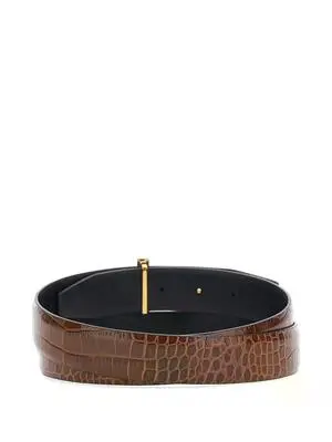 TOM FORD Croc-effect Belt
