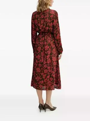 BENETTON Floral-pattern Midi Dress