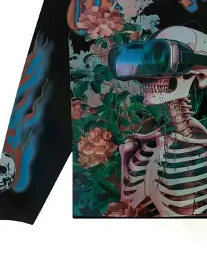 GODSPEED Vision Flowers Graphic-print T-shirt