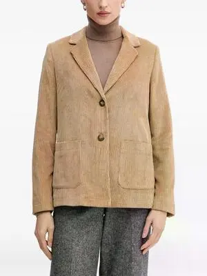 BENETTON Corduroy Buttoned Blazer