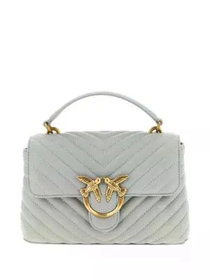 Pinko Mini Lady Love Puff Quilted Tote - Grey