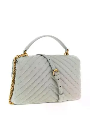 Pinko Mini Lady Love Puff Quilted Tote - Grey
