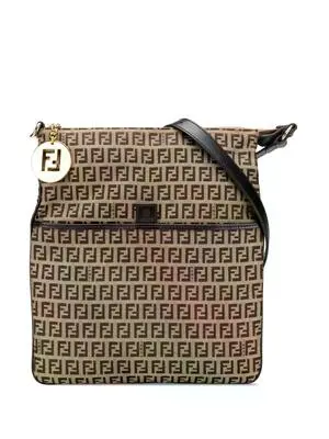 Fendi Zucchino Canvas Crossbody Bag
