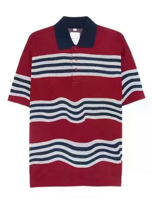 NAPAPIJRI Striped Polo Shirt - Red