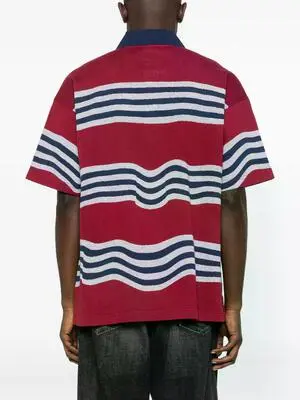 NAPAPIJRI Striped Polo Shirt - Red