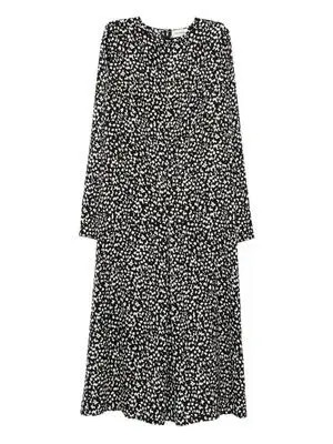 A.M.G. Printed Midi Dress