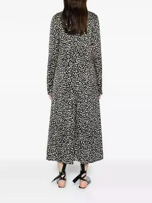 A.M.G. Printed Midi Dress