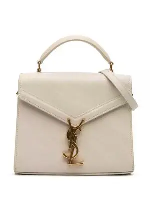 Saint Laurent Monogram Cassandra Top Handle Bag - Brown