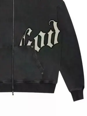 GODSPEED Og Logo V2 Zip-up Hoodie - Black