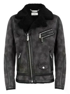 Philipp Plein Zip-up Biker Jacket