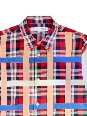 Comme Des Garçons Plaid-pattern Shirt