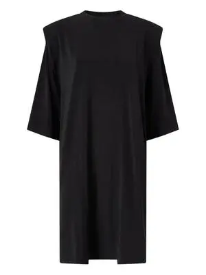 Pinko Allie Midi T-shirt Dress With Padded Shoulders