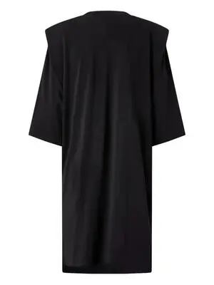 Pinko Allie Midi T-shirt Dress With Padded Shoulders