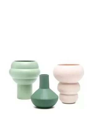 THE CONRAN SHOP Stacked Spheres Vases Set - Green
