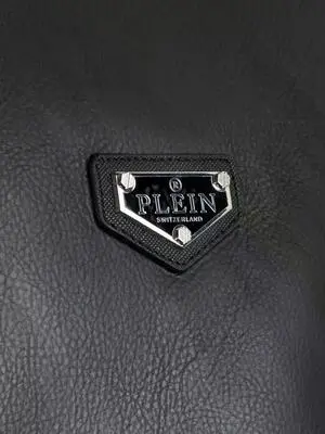 Philipp Plein Shearling-texture-collar Jacket